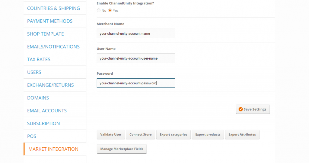 Connect Shoptill-e - ChannelUnity Knowledgebase