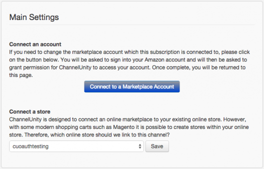 Channel Settings - ChannelUnity Knowledgebase