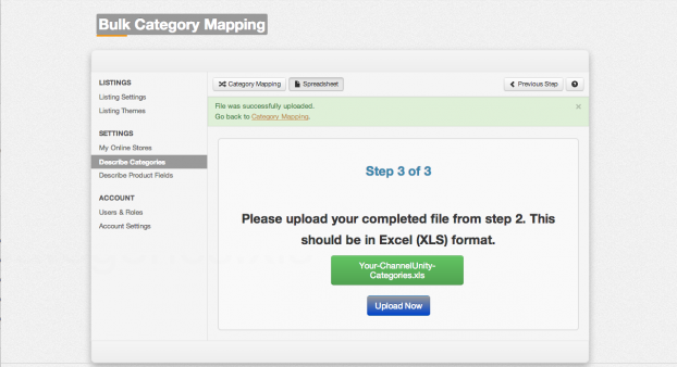 How to describe categories using a spreadsheet - ChannelUnity Knowledgebase