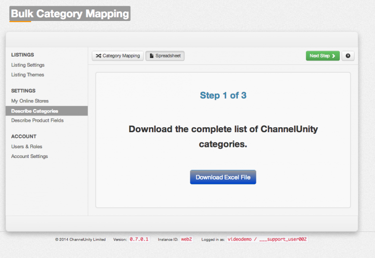 How to describe categories using a spreadsheet - ChannelUnity Knowledgebase