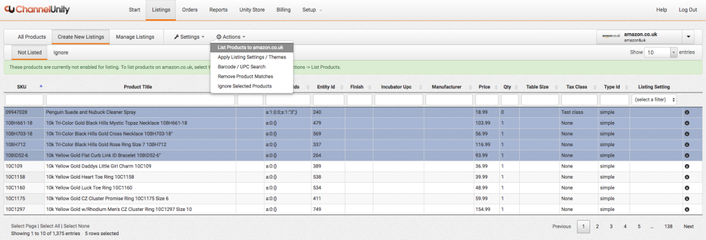 How To List Products - ChannelUnity Knowledgebase