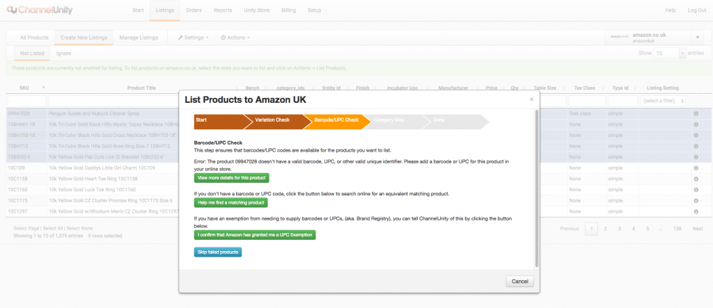 How To List Products - ChannelUnity Knowledgebase