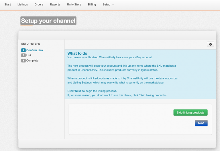 Link to Existing Listings - eBay - ChannelUnity Knowledgebase